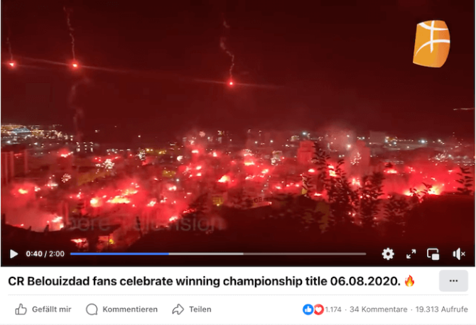 No rocket attack on Gaza: This video shows Algerian football fans ...